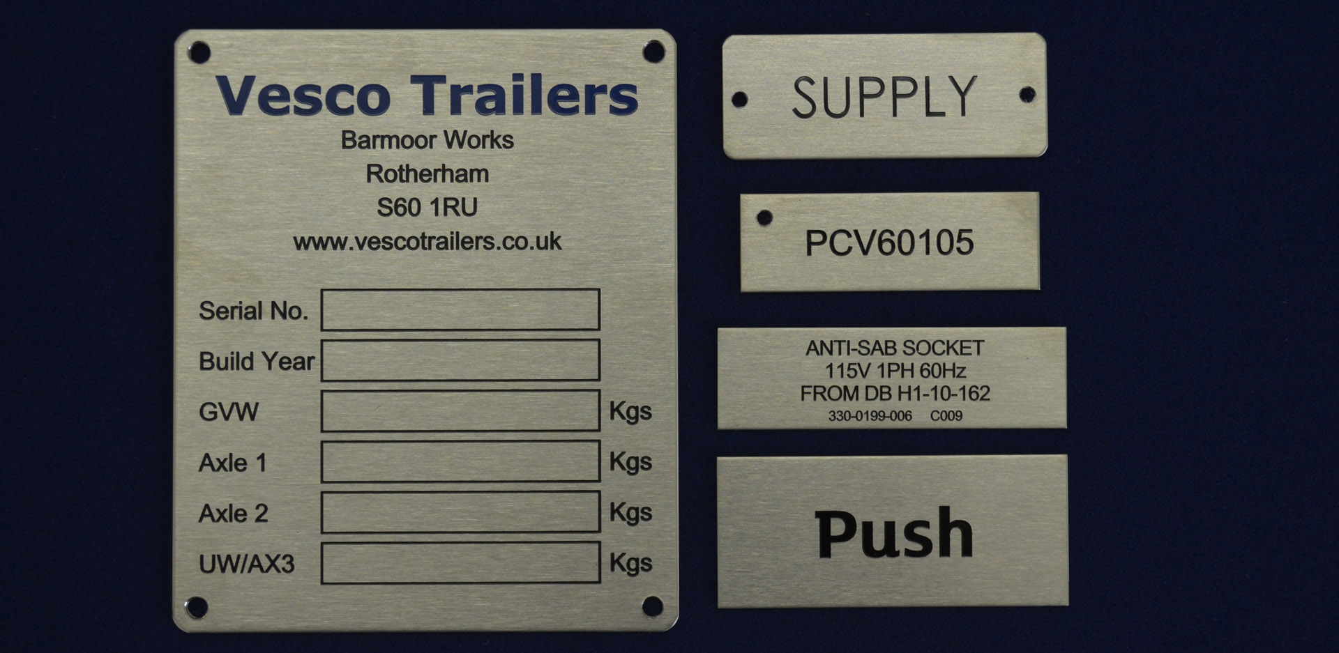 Etched labels | Multitechnic